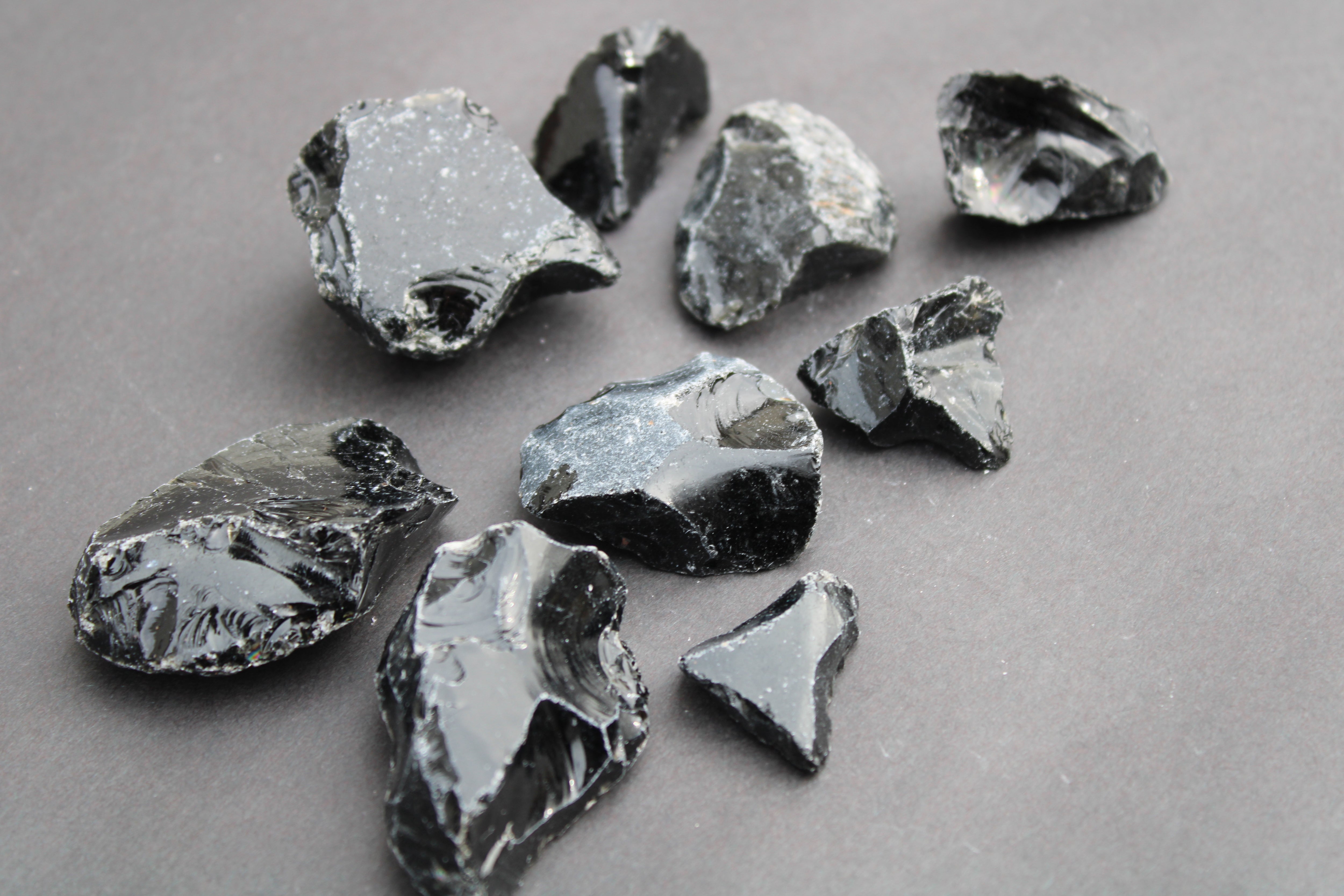 Black Obsidian Rough Cut – The Happy Chemical, LLC